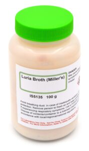 aldon innovating science luria broth (miller's) 100g, makes 4 liters of medium