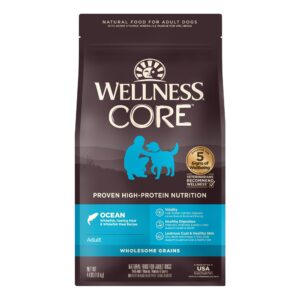 wellness core wholesome grains ocean recipe, 4 pound bag