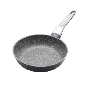 masterclass master class cast aluminium induction-safe non-stick frying pan, 20 cm (8"), grey