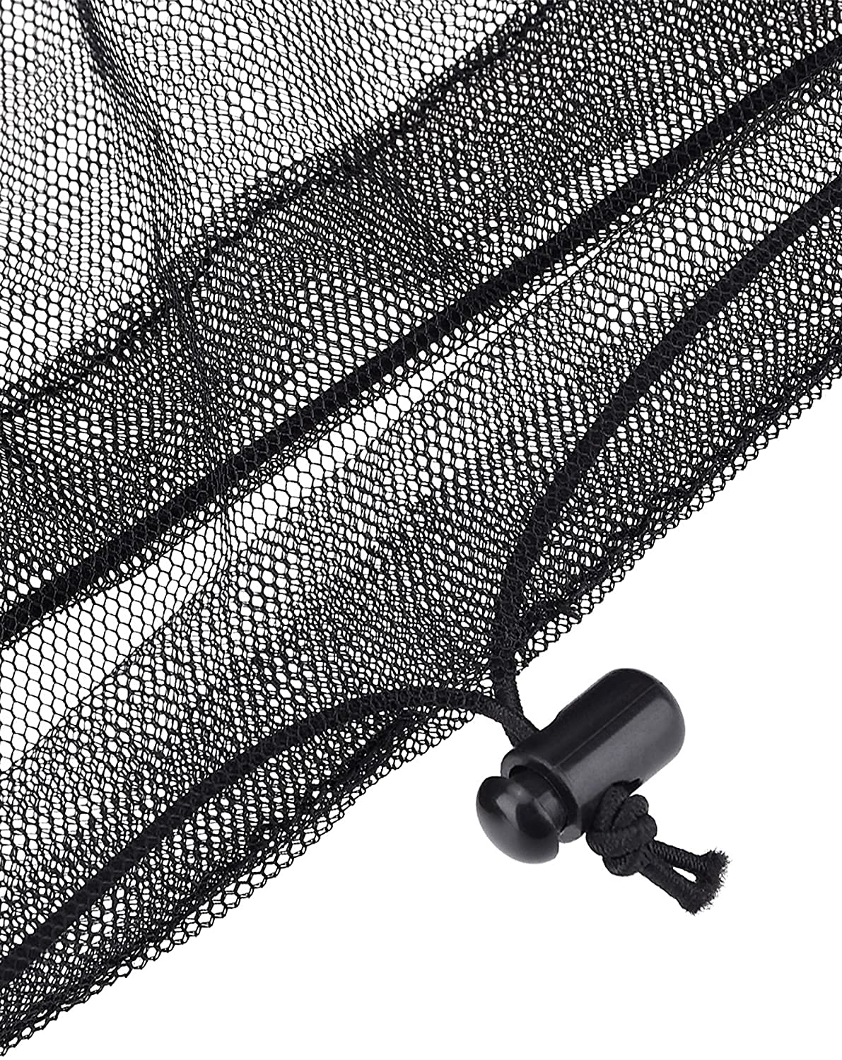 2 Pack Head Net Face Mesh Head Cover for Outdoor Lovers Protect from Fly Screen Mosquito Gnat and Other Flies (Regular Size, Black)