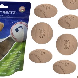 Mlb Boston Red Sox Dog Treats. Delicious Baseball Shaped Cookies For Dogs & Cats. Best Dog Rewards. Natural & Healthy Dental Dog Snack.