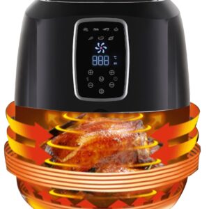 Emerald Electric Air Fryer with LED Touch Display- 5.2L Capacity (1804)