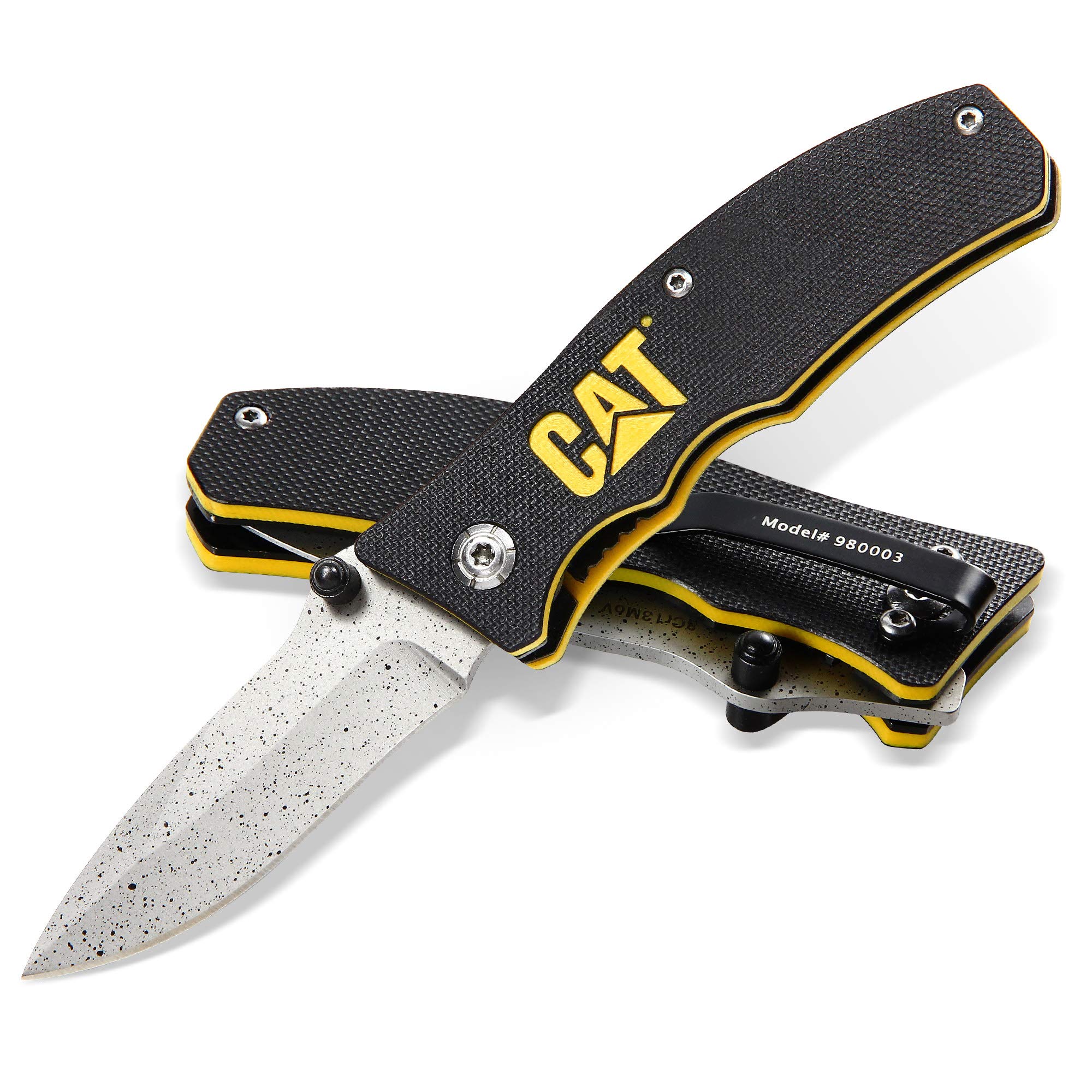 Caterpillar CAT980003 Caterpillar Linerlock, 2-3/8", Black G10 Handle