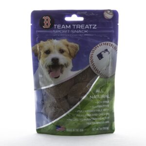 Mlb Boston Red Sox Dog Treats. Delicious Baseball Shaped Cookies For Dogs & Cats. Best Dog Rewards. Natural & Healthy Dental Dog Snack.