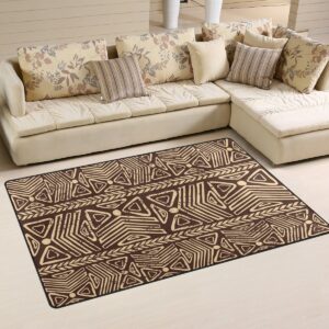 bolaz african tribal print area rug rugs non-slip floor mat doormats living room bedroom 60 x 39 inches (60 x 39 inch)