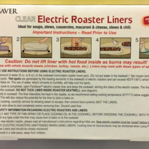 Electric Roaster Liners (2 Boxes 4 Liners)