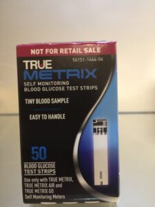 600 true metrix blood glucose test strips with free meter