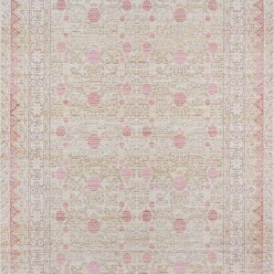 Momeni Rugs Isabella Traditional Oriental Flat Weave Area Rug, 7'10" x 10'6", Pink