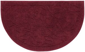 mohawk home foliage accent rug, 2 ft x 3 ft 3 in, cabernet