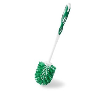 libman commercial 22 round bowl brush, polypropylene, 14" total length, green and white (pack of 6)