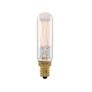 (pack of 25) bulbrite 132507, 25w, t6, clear, thread, e12, 120v light bulb