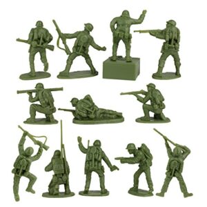 BMC WW2 Iwo Jima Plastic Army Men - 32 American and Japanese Soldier Figures