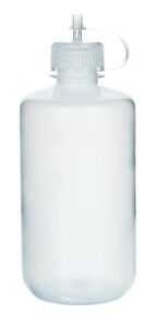 eisco labs 250ml ldpe dropping bottle, euro design - consistent liquid dispensing with secure cap