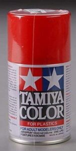 tamiya america, inc spray lacquer ts-49 bright red, tam85049