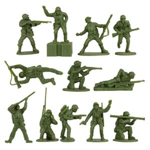 BMC WW2 Iwo Jima Plastic Army Men - 32 American and Japanese Soldier Figures