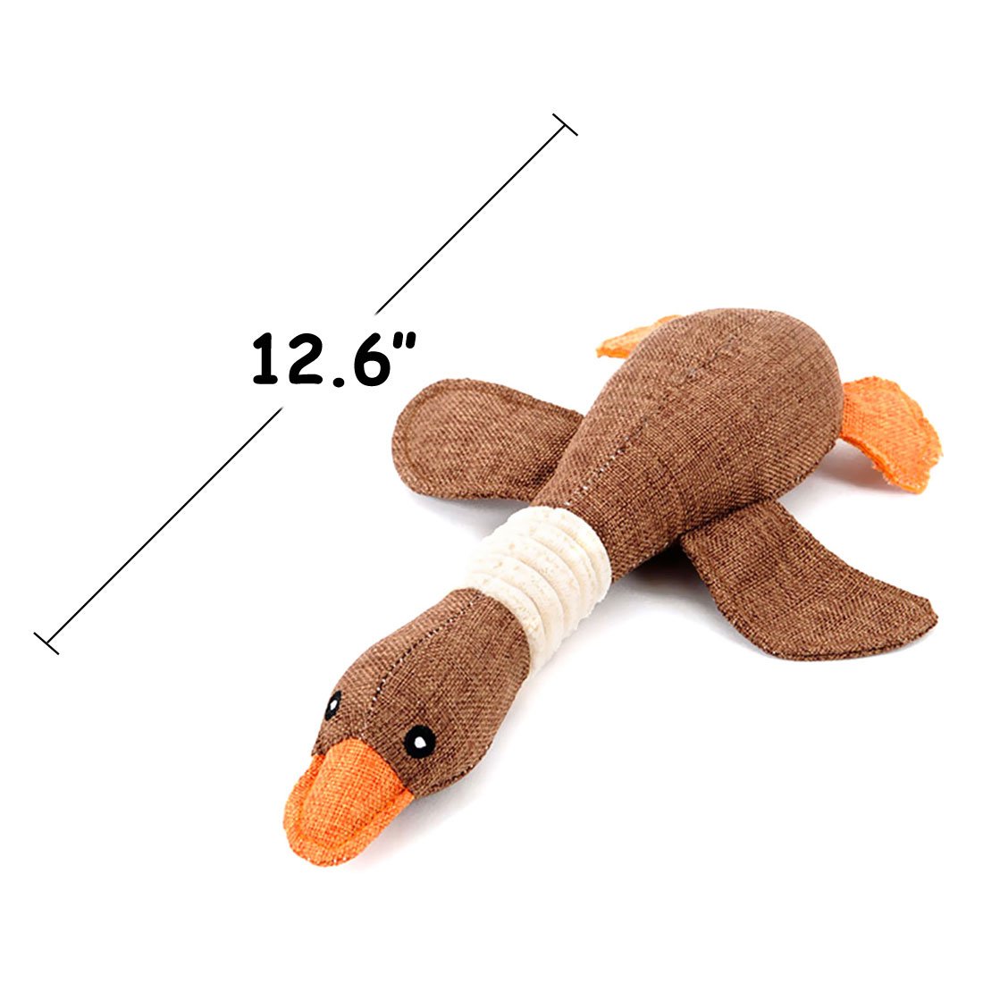 Vitscan Dog Toys for Aggressive Chewers Small Breed and Squeaky Goose Puppy Chew Toys for Small Medium Dogs Teething