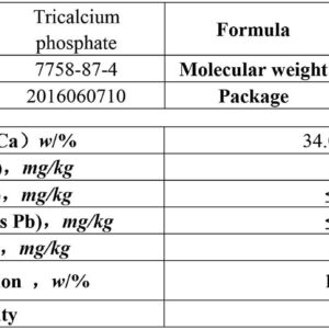 Eastchem® Tricalcium Phosphate,White amorphous Powder,CAS NO.:7758-87-4(500g)