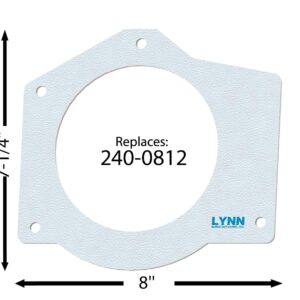 Lynn Manufacturing Replacement Quadrafire Combustion Blower Housing Gasket 240-0812, 2380J