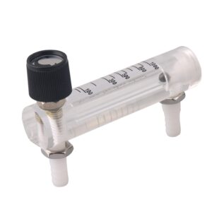 BQLZR 100-1000ml/min Air Oxygen Gas Flow Meter Flowmeter with Control Valve for Measuring Controlling Gas Flow