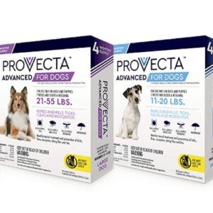 Provecta 4 Doses Advanced for Dogs, X-Large/Over 55 lb, Red (063339)