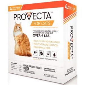 provecta 4 doses for cats, small/over 9 lb