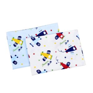 IBraFashion Toddler Pillowcases 2 Packs 100% Cotton 14x19 for 13x18, 12x16 Toddler Pillow Airplanes Printings Boys