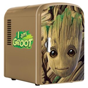 marvel guardians of the galaxy vol. 2 groot thermo-electric cooler or warmer, 4 l, green