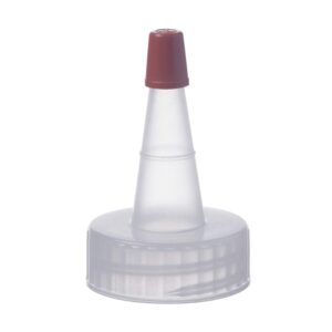 consolidated plastics 41233 yorker dispensing cap with red seal, 28 mm, 28-400 finish, 12 piece