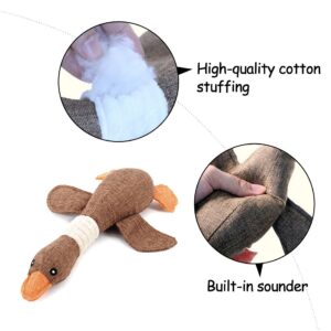 Vitscan Dog Toys for Aggressive Chewers Small Breed and Squeaky Goose Puppy Chew Toys for Small Medium Dogs Teething