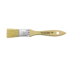 grip tight tools be2 flat chip brush for all paints, 1-inch