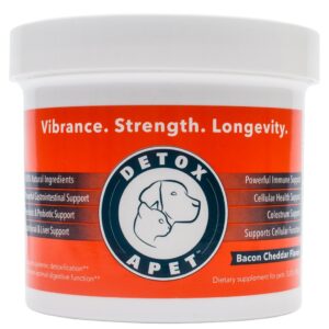 detoxa-pet powder, powerful nutritional supplement for pets, works wonders! dog & cat detox, liver detox for dogs, cats,10 bill cfu probiotics, enzymes, herbs, vitamins, minerals, immediate benefits!