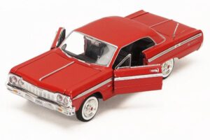 1964 impala red 1/24 diecast model car by motormax