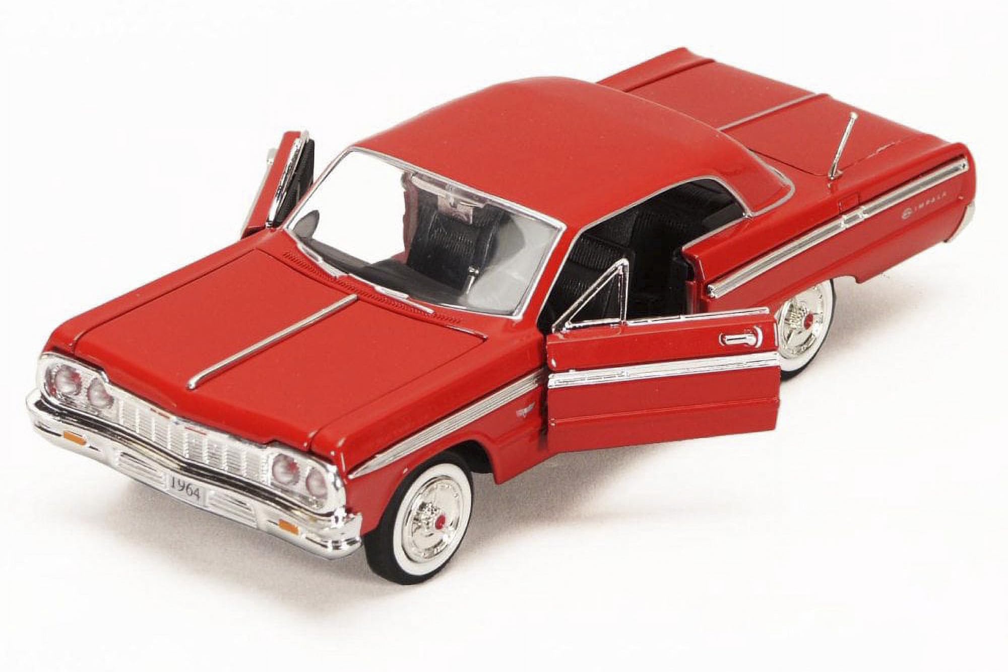 1964 Impala Red 1/24 Diecast Model Car by Motormax