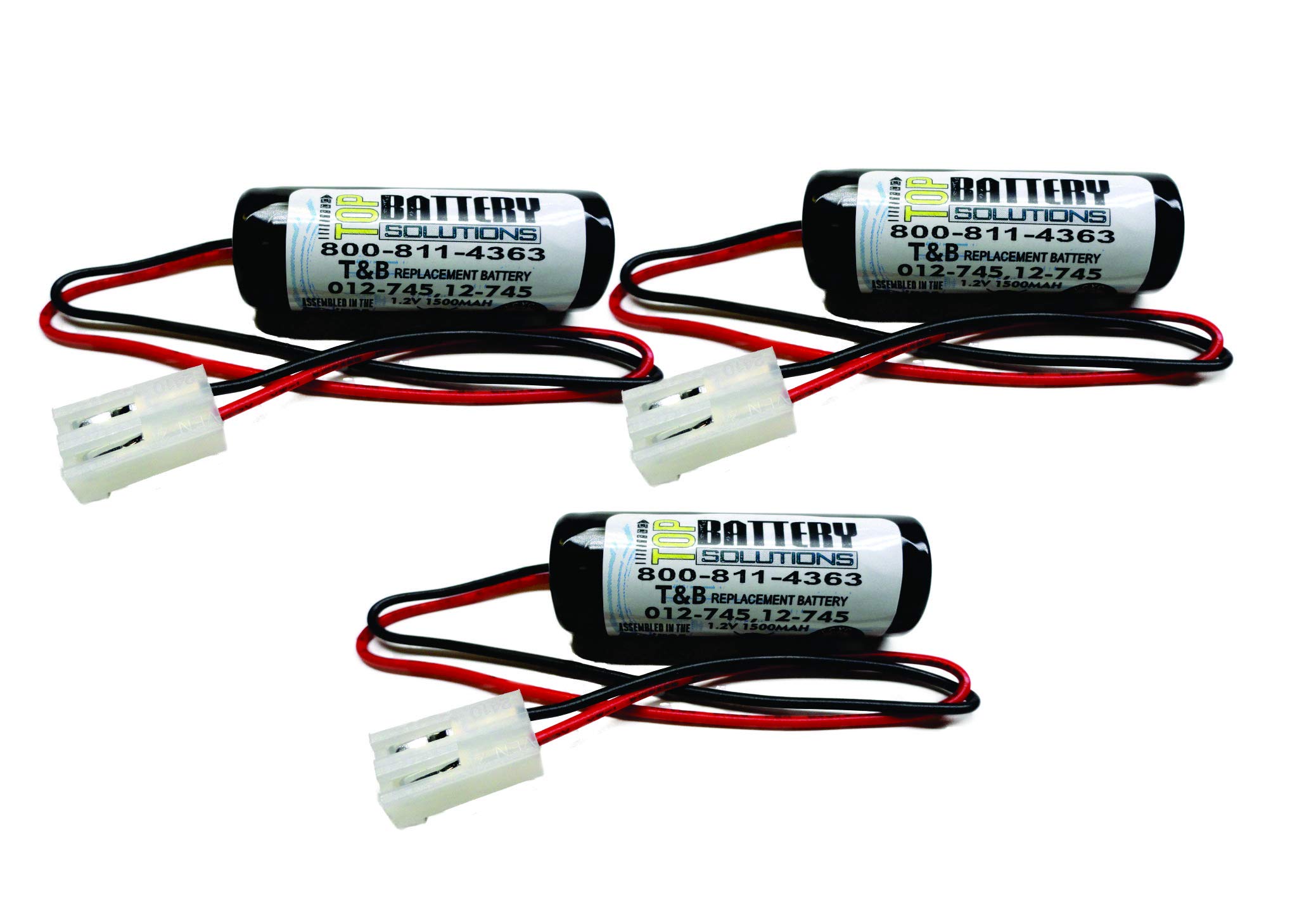 3PC T&B 012745,CUSTOM-85,OSA117, NIC1056 Battery Replacement