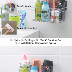 Catch 101 All Purpose Bathroom Kitchen Wall Caddy Basket Storage Organizer with Removable Bracket - Great for Bathroom, Kitchen, Garage, Laundry Room