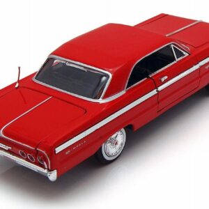 1964 Impala Red 1/24 Diecast Model Car by Motormax