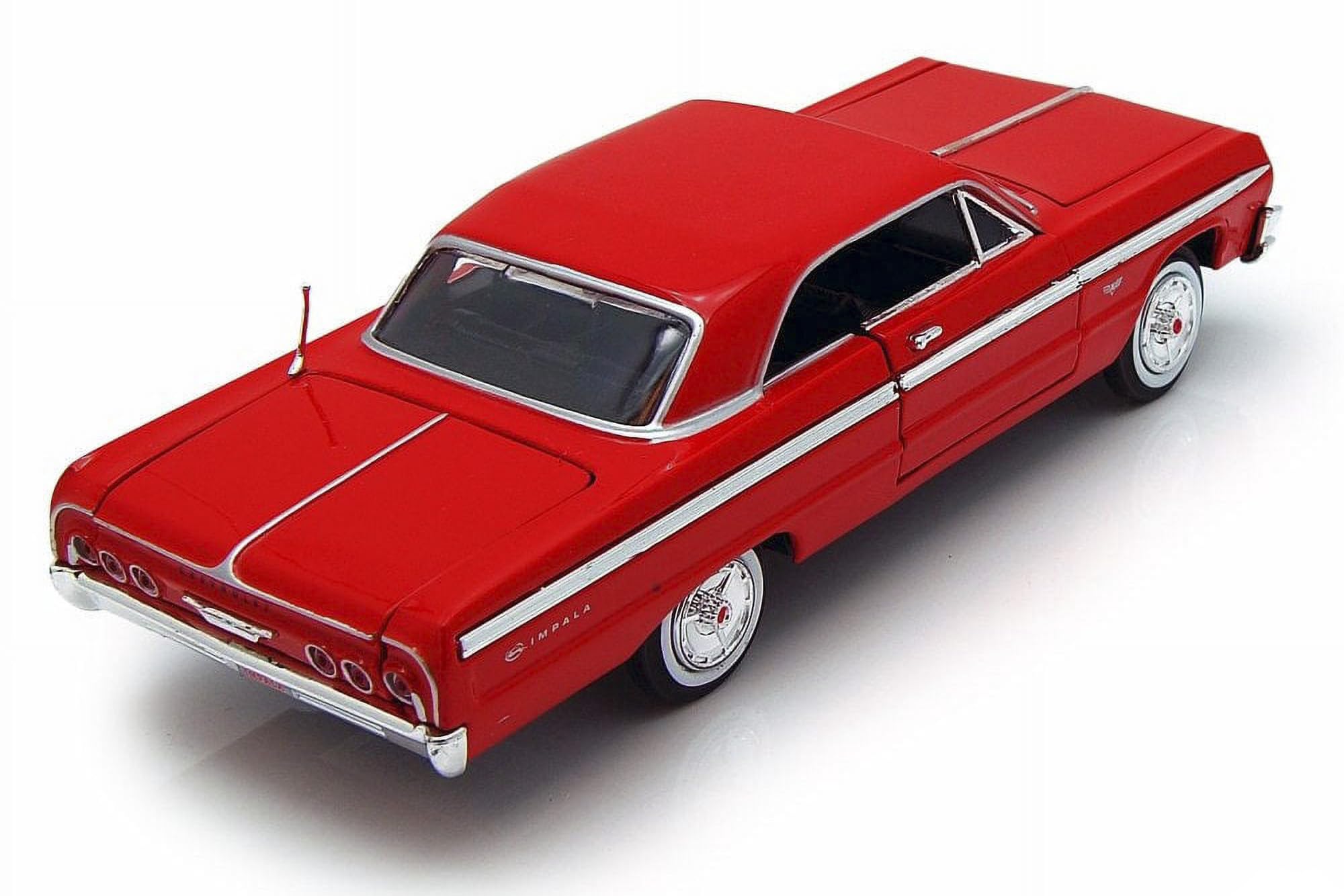 1964 Impala Red 1/24 Diecast Model Car by Motormax