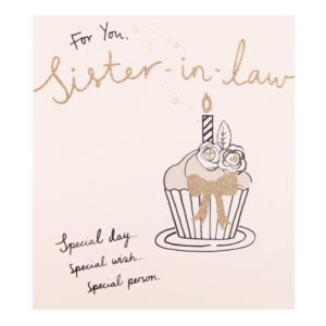 hallmark sister in law birthday card special wish - medium