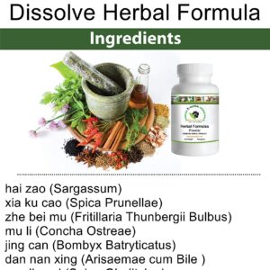 Dissolve Herbal Formula - 2 Pack - Fatty Lumps & Bumps Remedy for Dogs & Pets - 100 Grams Powder/ea