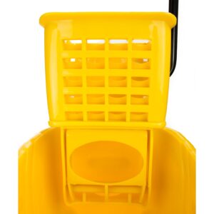 RK Safety RKMW36-Y Side Press Wringer Replacement for Commercial Mop Bucket 36 qt / 9 gal (Yellow)