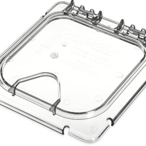 Carlisle FoodService Products CFS CM10318Z07 Coldmaster EZ Access Lid, 1/6 Size, 0.9" Height, 7" Width, 6.5" Length, Polycarbonate (PC), Clear (Pack of 2)