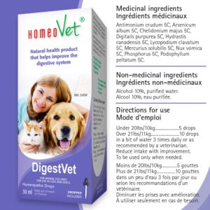 HOMEOVET Pet Digest Health, 30 ML