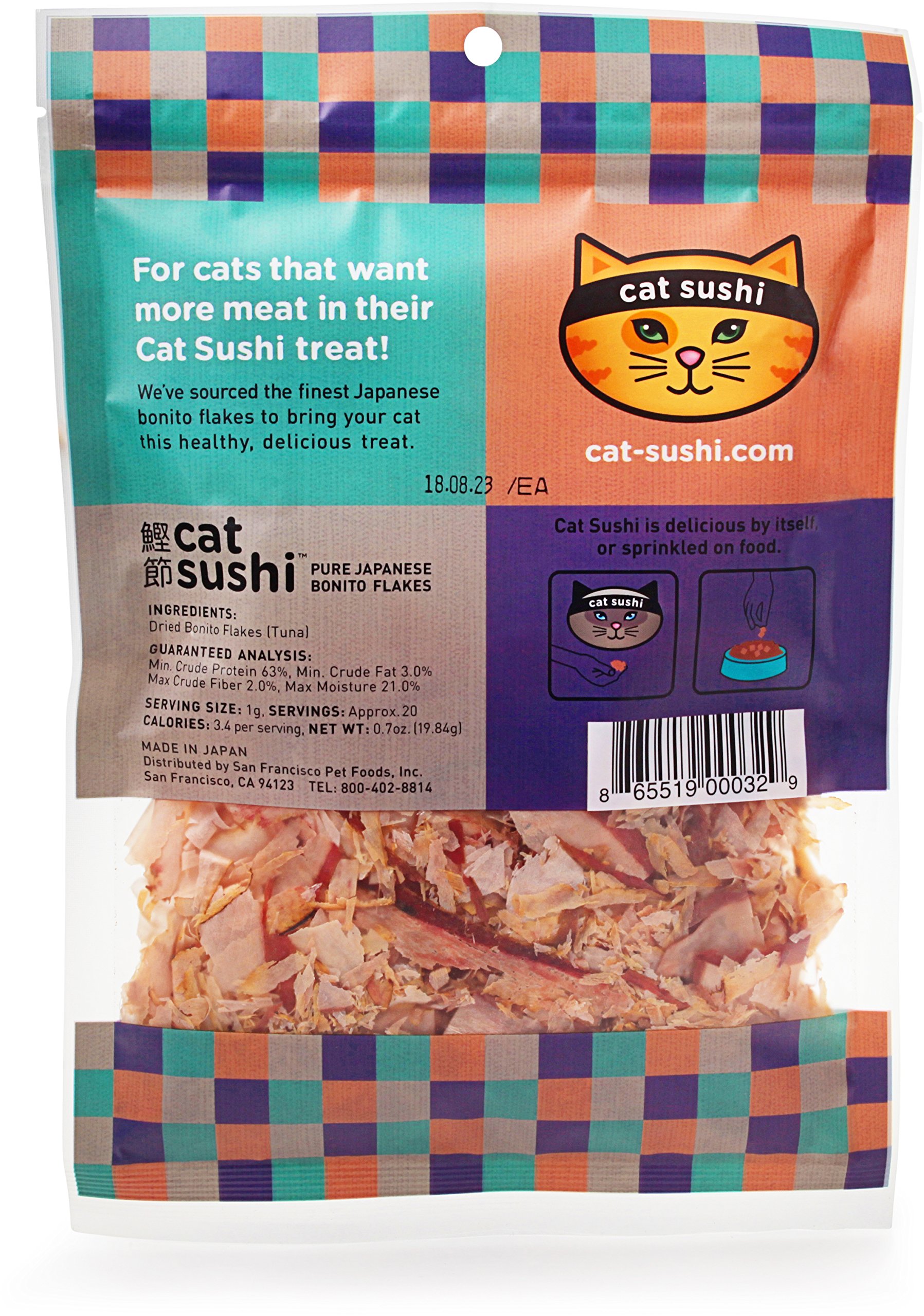 Cat Sushi Bonito Flakes, Thick Cut, 0.7 oz