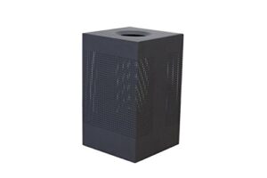 witt industries cl40-bk celestial square, 30" height, 18.75" width, 40 gal capacity, black