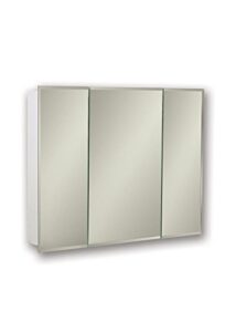 jensen 255248x tri-view bevel mirror medicine cabinet, 48" x 28.25"