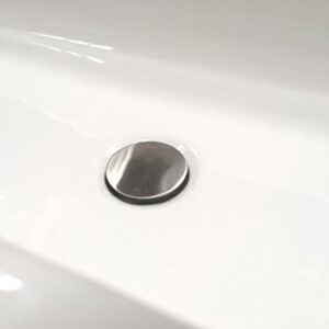 ALFI brand AB5009-BSS Popup Drain for Sink without Overflow, Brushed Stainless Steel