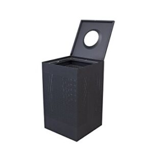 Witt Industries CL40-BK Celestial Square, 30" Height, 18.75" Width, 40 gal Capacity, Black