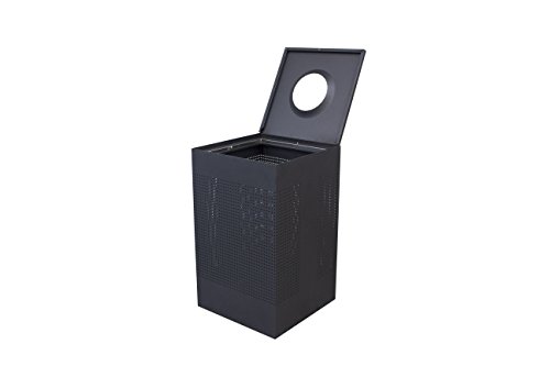 Witt Industries CL40-BK Celestial Square, 30" Height, 18.75" Width, 40 gal Capacity, Black