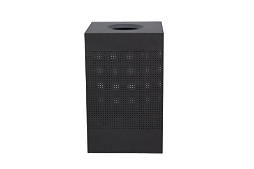 Witt Industries CL40-BK Celestial Square, 30" Height, 18.75" Width, 40 gal Capacity, Black