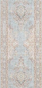 Momeni Rugs Isabella Traditional Medallion Flat Weave Area Rug, 9'3" X 11'10", Blue